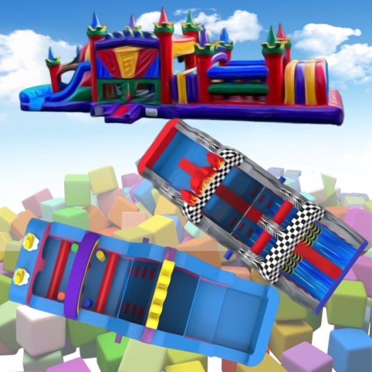 Run -Thru Obstacle Courses - Delgados Party Rentals